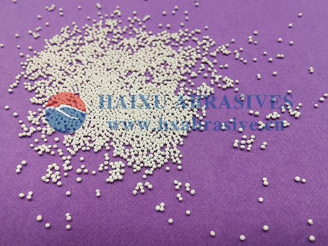 Ceramic shot microsphere Z210 for shot peening - White fused alumina ...
